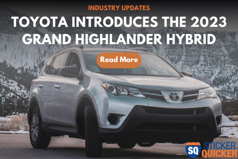 Toyota Introduces the 2023 Grand Highlander Hybrid – Sticker Quicker ...