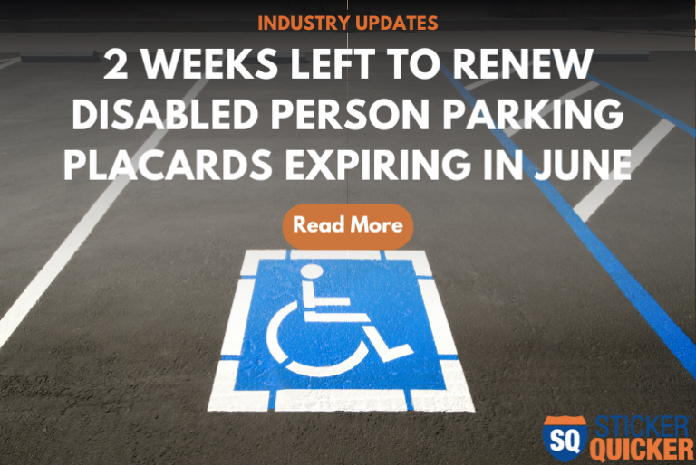 2 Weeks Left to Renew Disabled Person Parking Placards Expiring in June ...